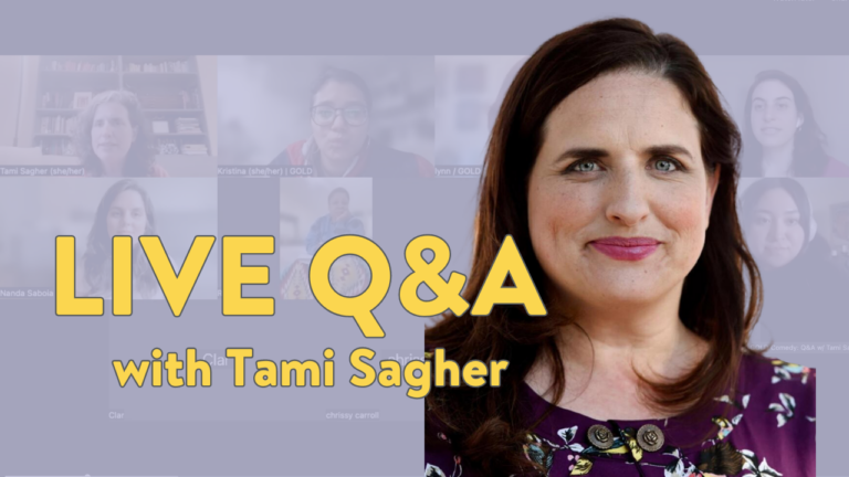 RECAP: Tami Sagher hates writing and loves math - GOLD Comedy - Make ...